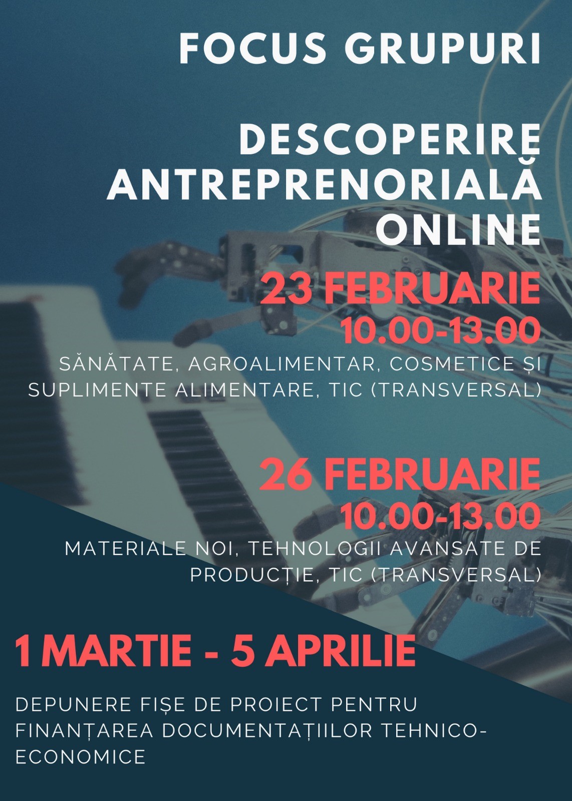 „FOCUS GRUPURI DE DESCOPERIRE ANTREPRENORIALĂ ONLINE în domeniile ...